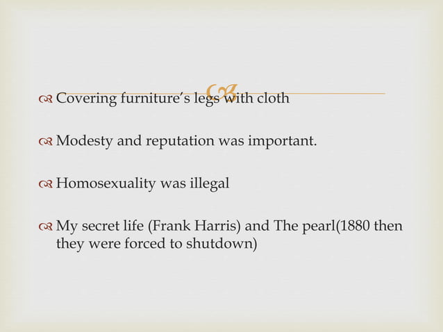 Victorian morality ppt | PPT