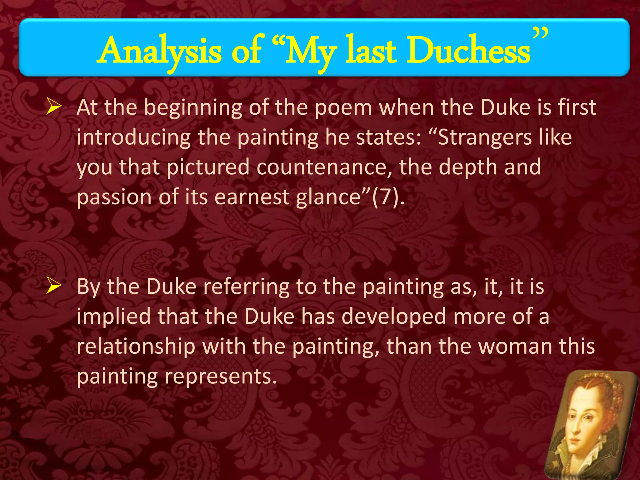 My Last Duchess | PPTX