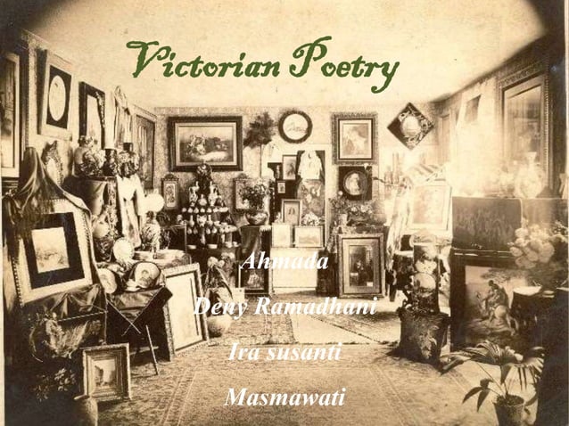 Victorian poetry Tennyson Mariana | PPT