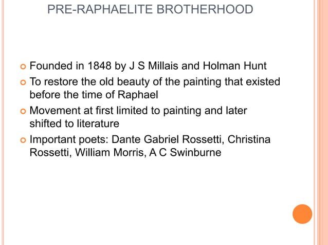 Victorian Poetry | PPT