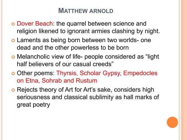 Victorian Poetry | PPT