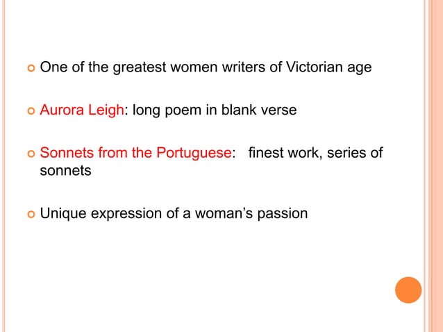 Victorian Poetry | PPT
