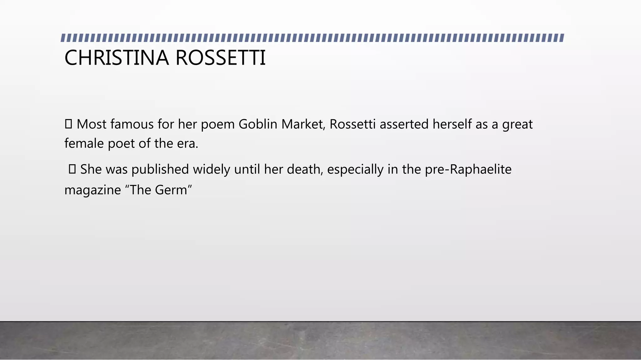 Victorian poetry characteristics ppt | PPTX