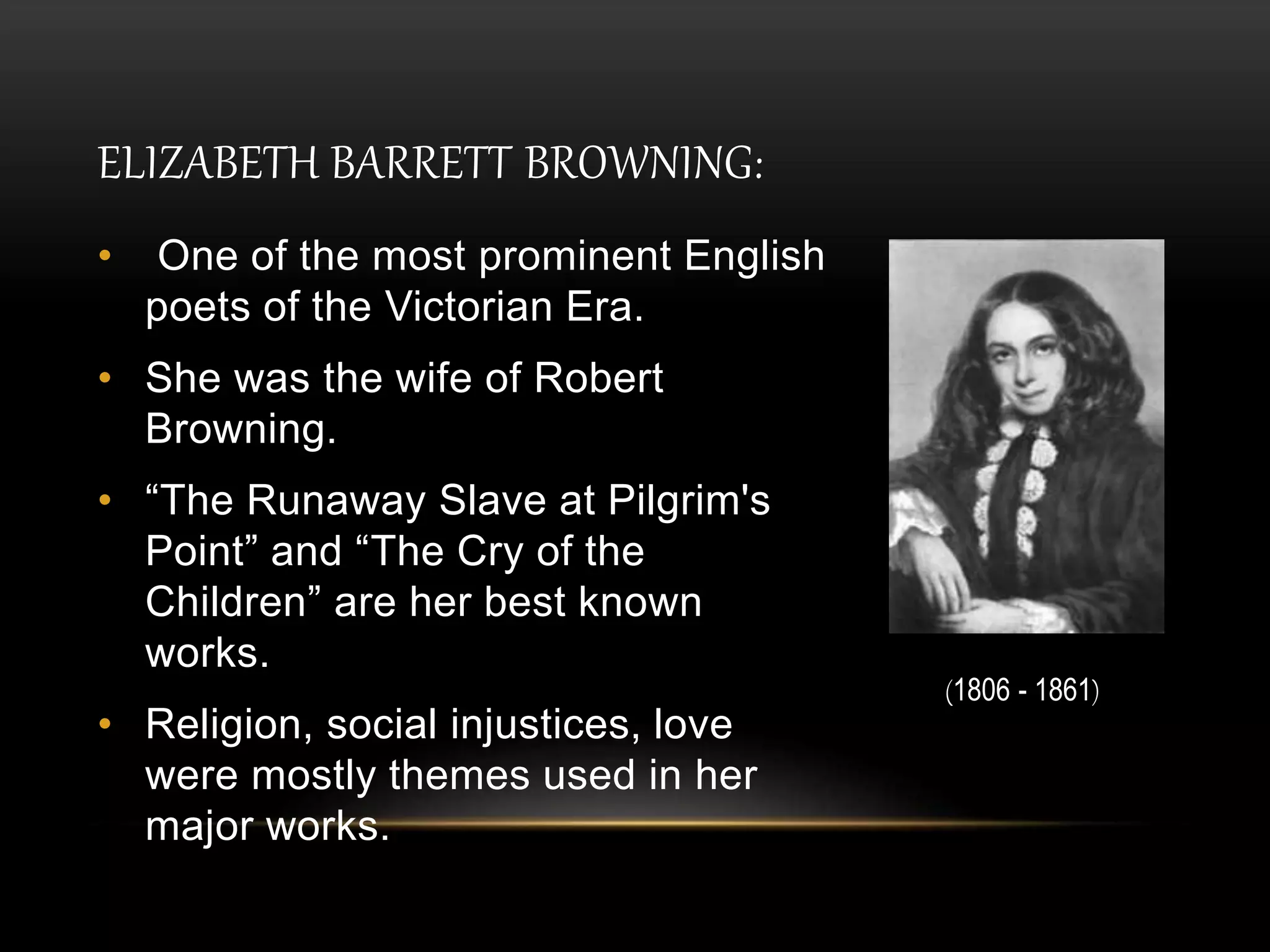 Victorian poets | PPT