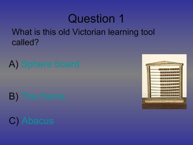 Victorian quiz by Oscar | PPT