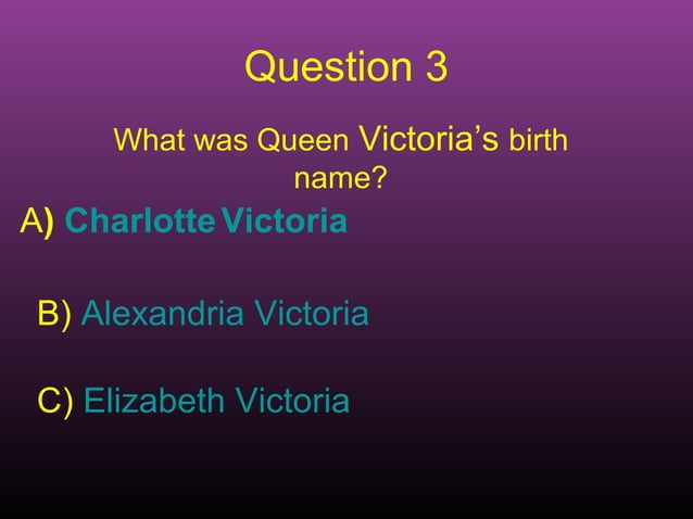 Victorian quiz by Oscar | PPT