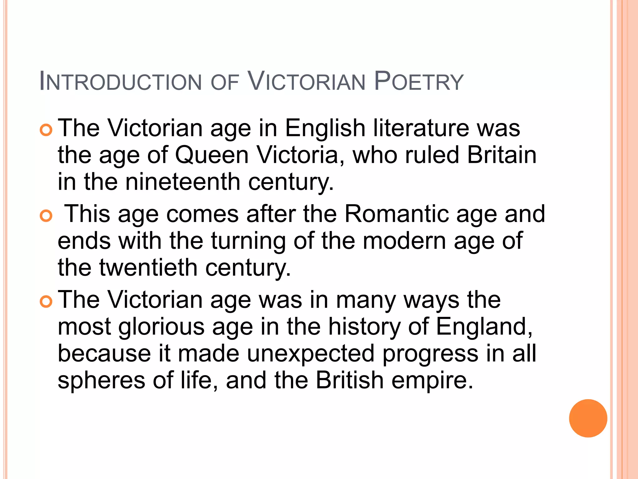Victoria poetry | PPTX