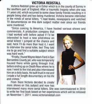 Victoria redstall - studio city magazine | PDF | Crime & Harmful Acts ...