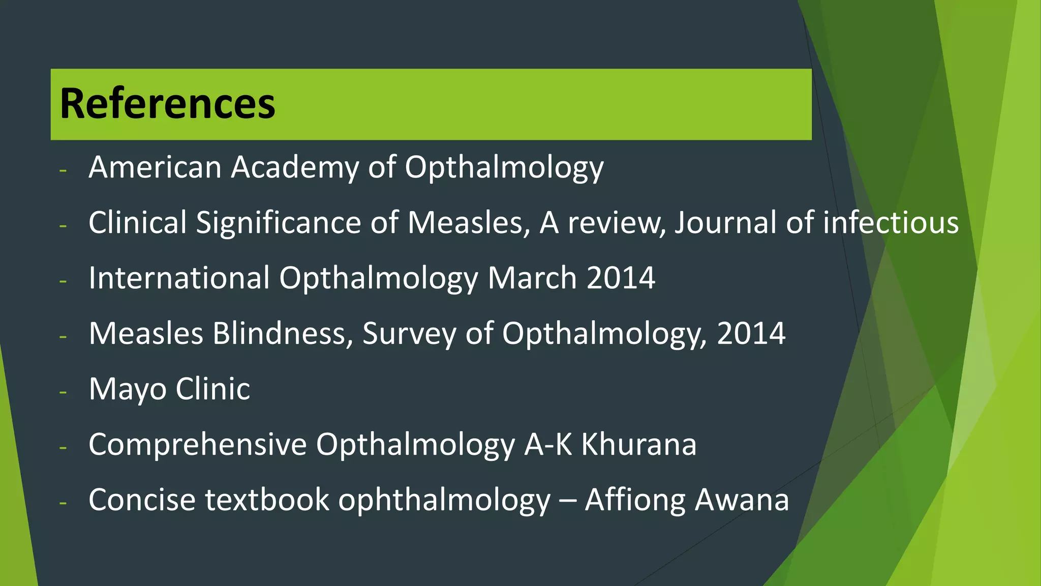 Measles and the eye.pptx