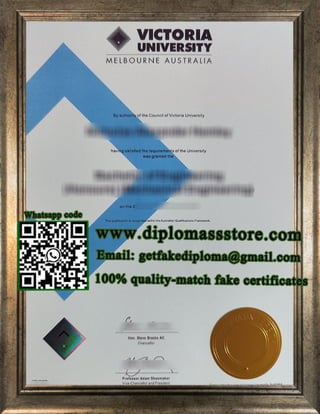 Victoria University degree, Victoria University certificate | PDF