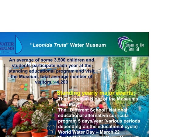 Victor L. CROITORU : Leonida Truta Water Museum (Romania) | PDF ...