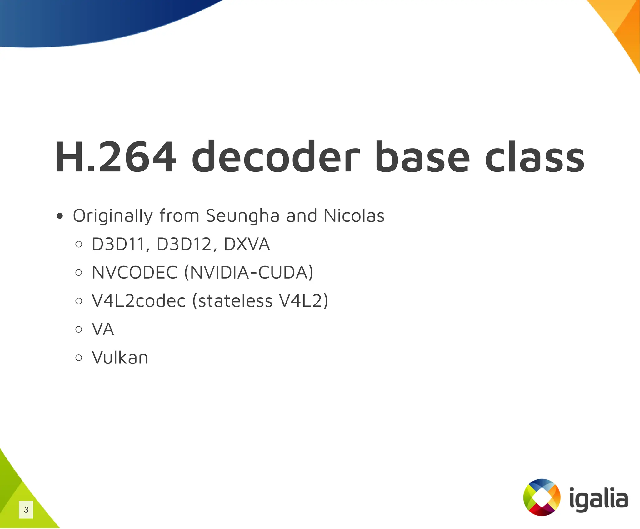 H.264 encoder base class RFC | PDF