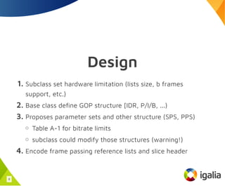 H.264 encoder base class RFC | PDF
