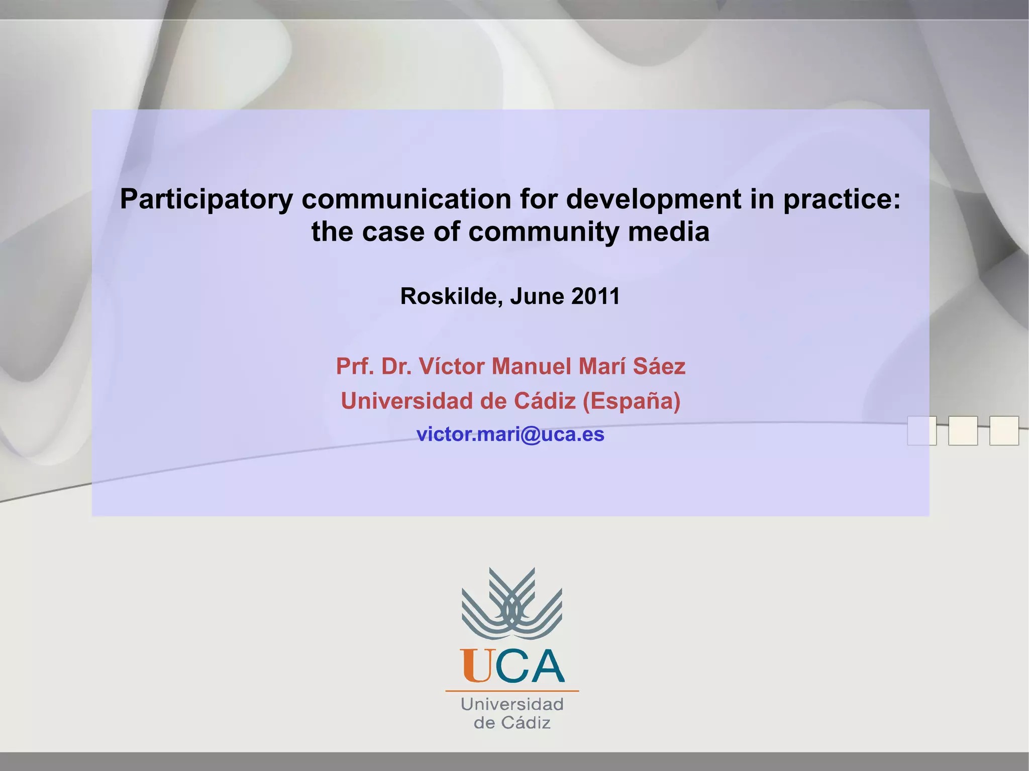 Participatory Communication for Development in Practice | PDF