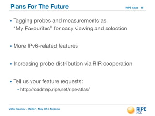 Network Monitoring Using RIPE Atlas | PPT