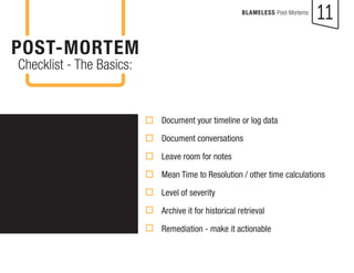 VictorOps Guide to Blameless Post-mortems | PDF