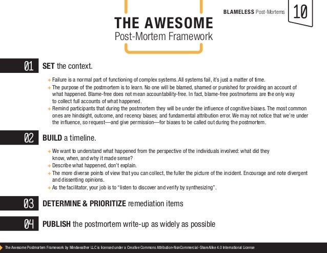 VictorOps Guide To Blameless Post mortems VictorOps Guide To Blameless Post mortems