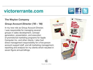 Background and Professional Work Examples | PPT