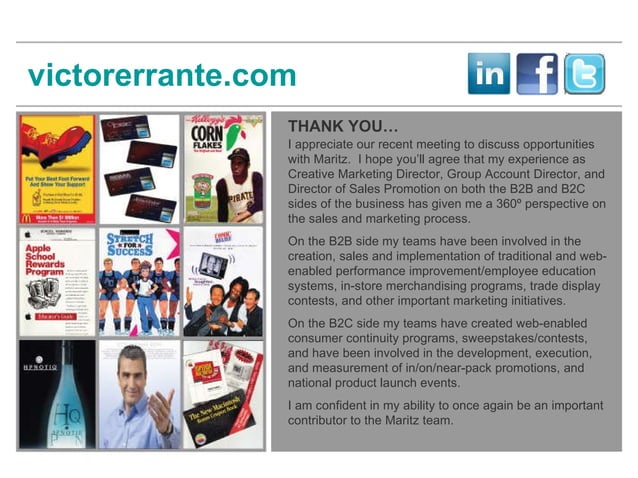 Background and Professional Work Examples | PPT