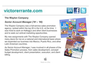 Background and Professional Work Examples | PPT