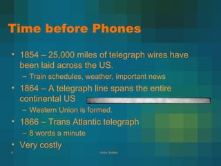 Victor Scelba - History of Telecommunications | PPT