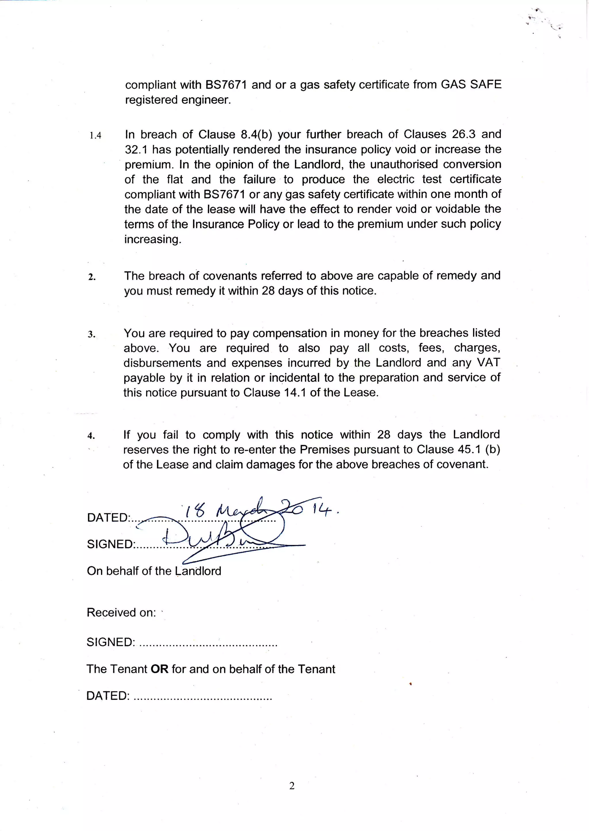 Section 146 Notice Letter | PDF