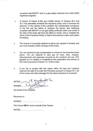 Section 146 Notice Letter | PDF