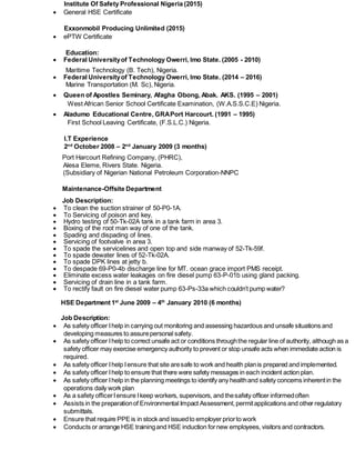 Victor umoh cv | DOCX | Logistics | Business