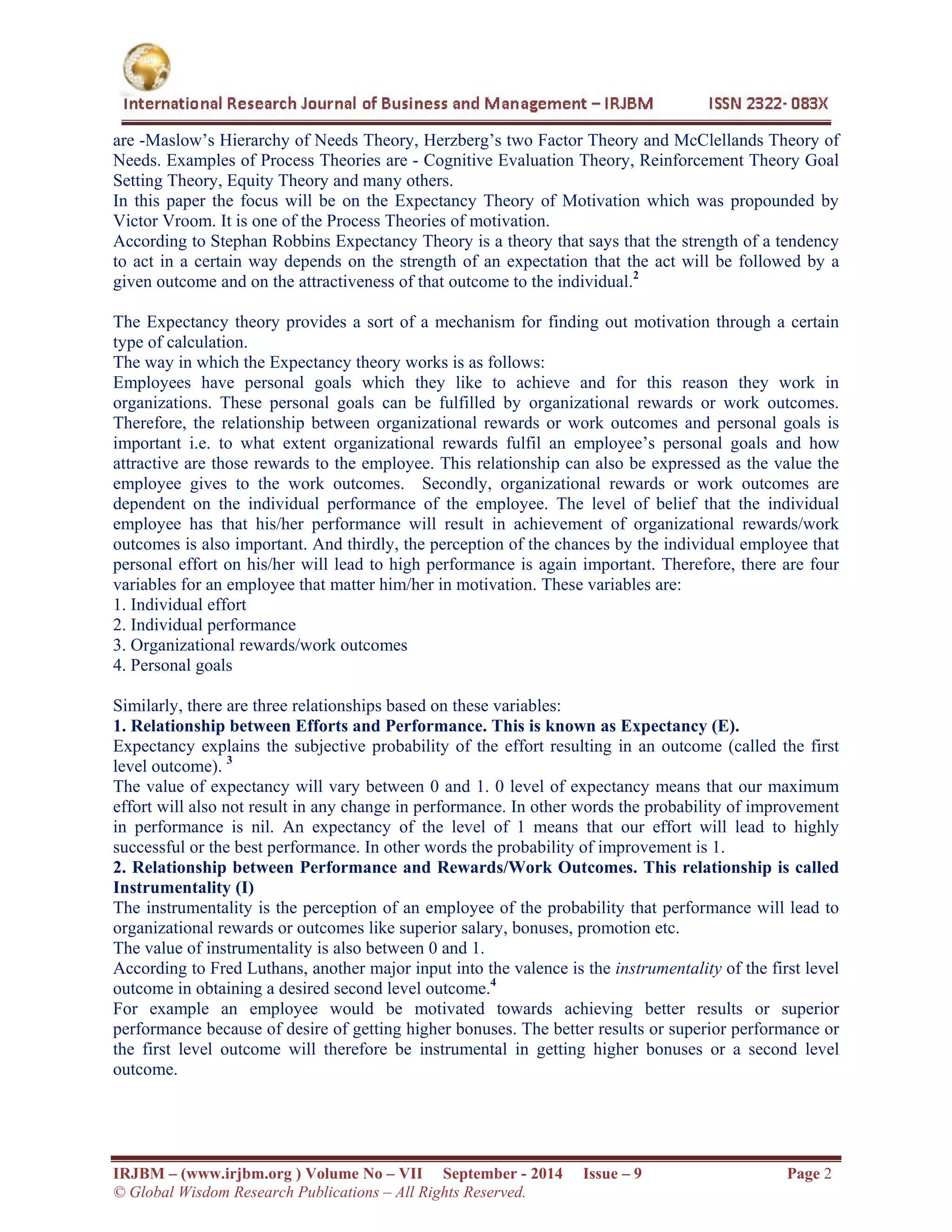 Victor Vroom - Expentancy Theory of Motivation.pdf