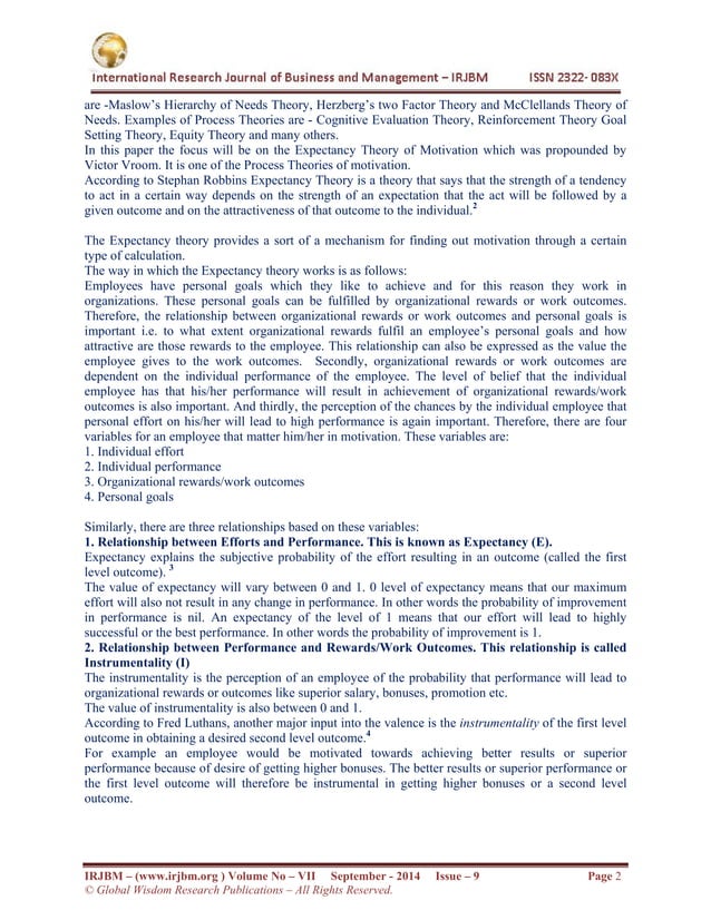 Victor Vroom - Expentancy Theory of Motivation.pdf