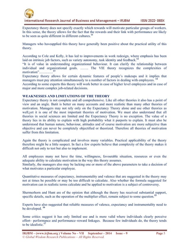 Victor Vroom - Expentancy Theory of Motivation.pdf