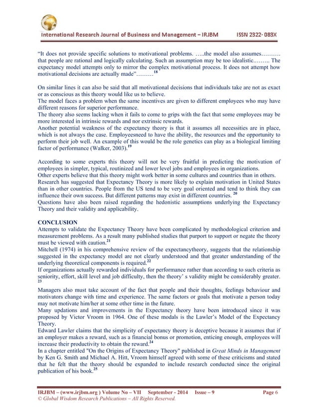 Victor Vroom - Expentancy Theory of Motivation.pdf