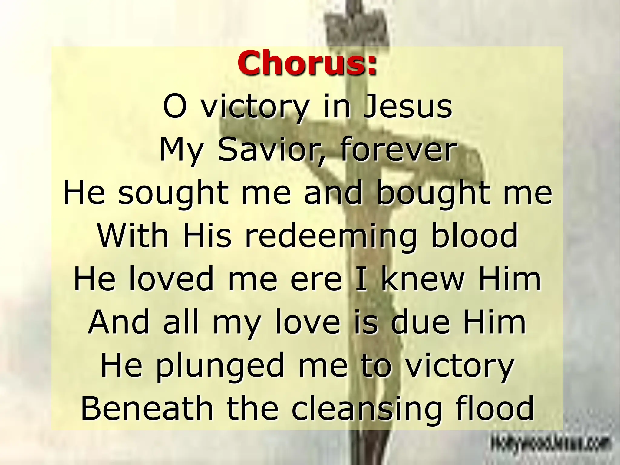 Victory in Jesus.ppt