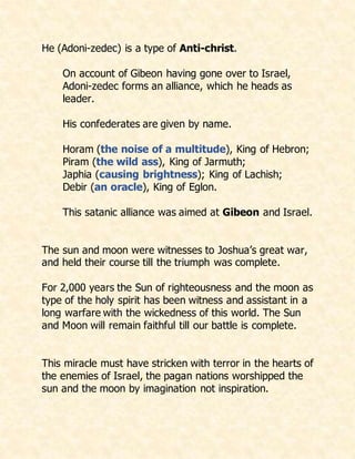 Victory in the Valley of Ajalon | DOCX | Astrology | Religion ...