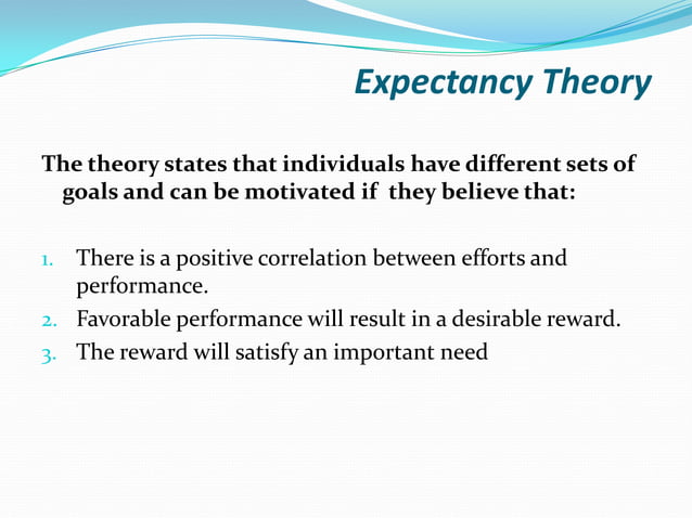 expectancy theory | PPT