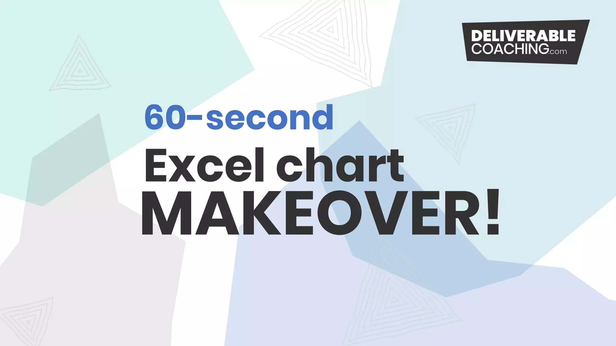 Excel at Excel Charts: Give Your Messy Default Chart A 60-Sec Makeover ...