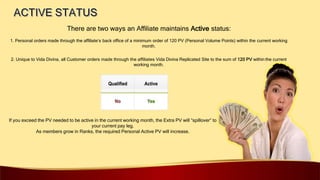 Vida Divina Compensation Plan 2019 | PPTX