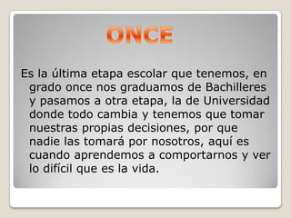 Vida escolar | PPT