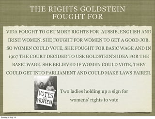 Vida goldstein | PDF