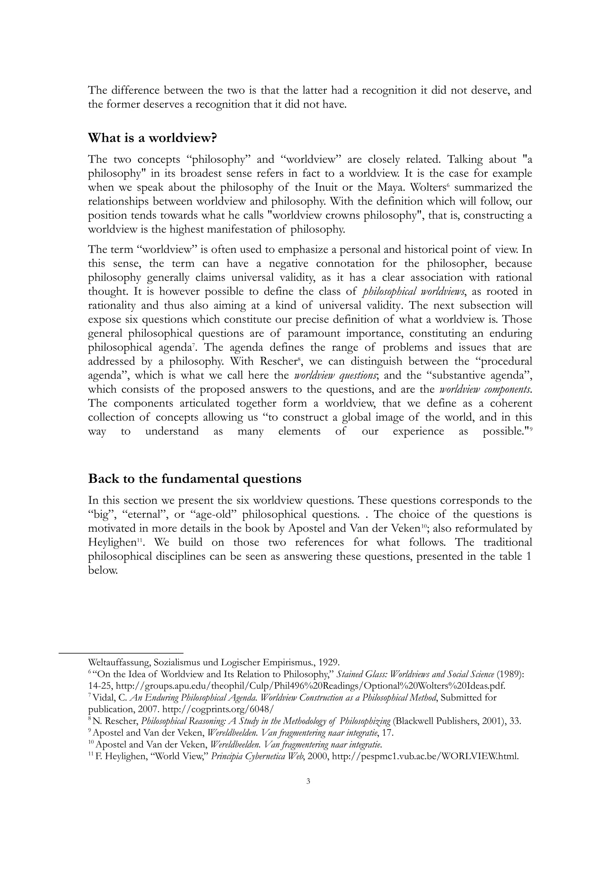 Vidal 2008 what-is-a-worldview | PDF