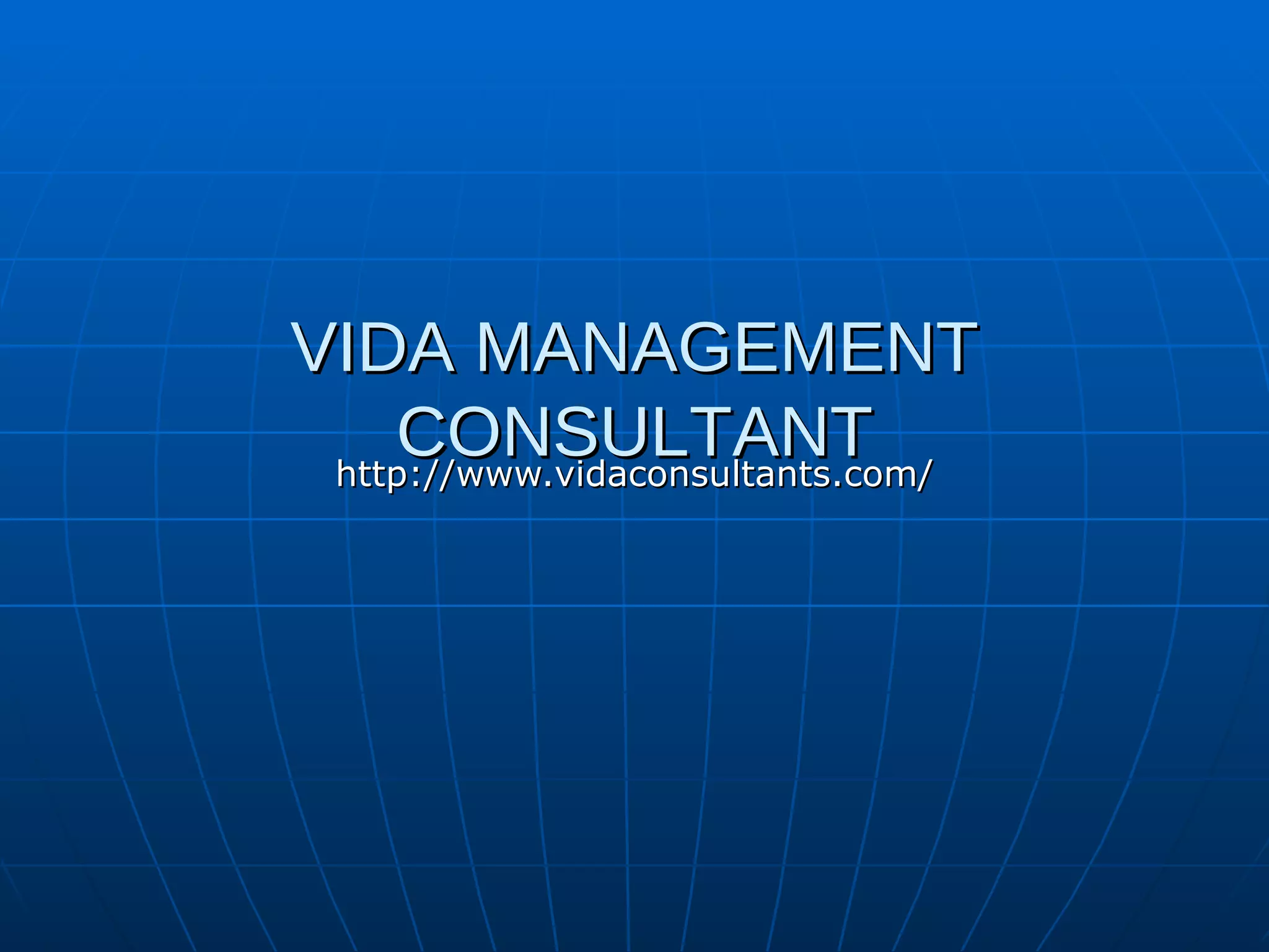 Vida Management Consultant | PPT