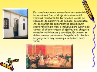 Vida social de la epoca colonial | PPT