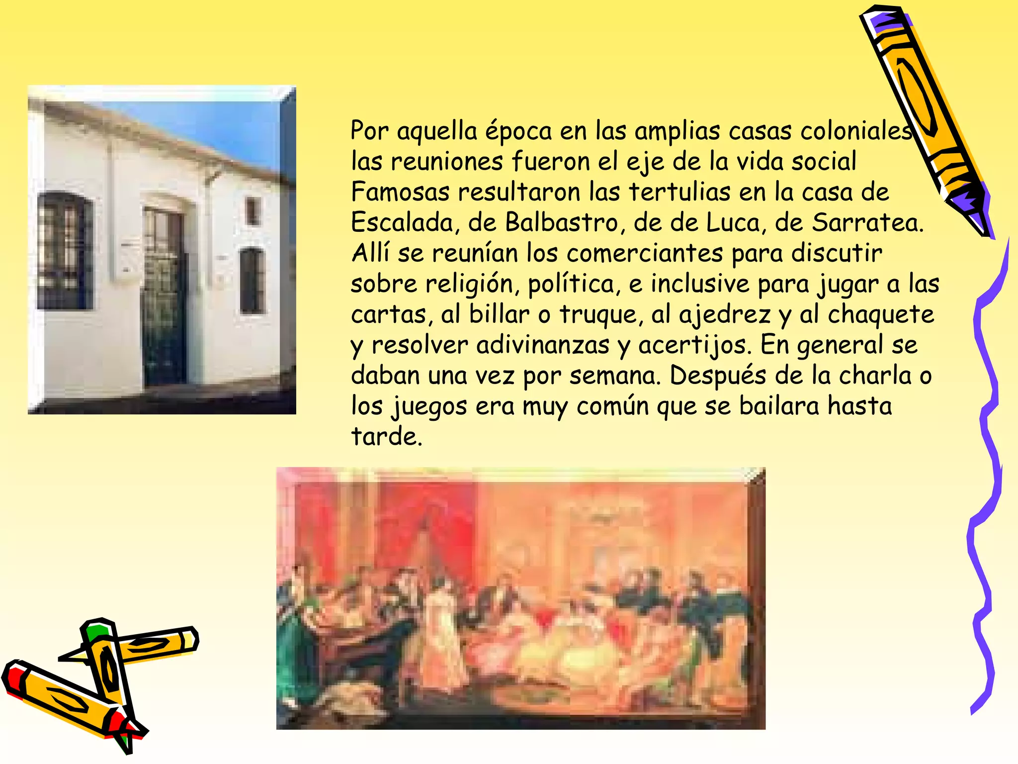 Vida social de la epoca colonial | PPT