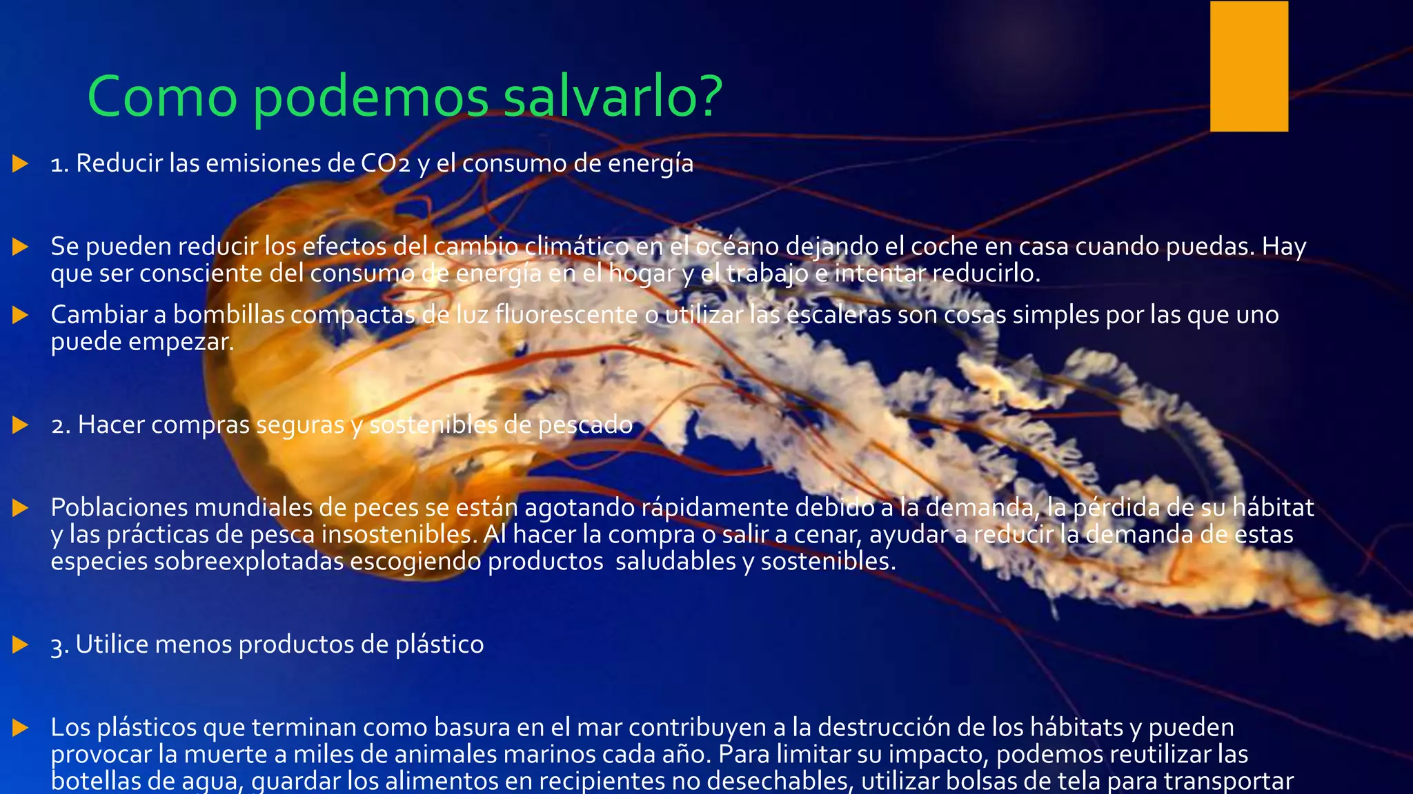 Vida submarina objetivos mundiales. | PPT