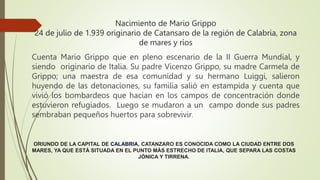 Vida y obra de Mario Grippo.pptx sacerdote | PPTX