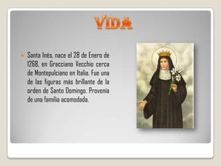 Vida y obra de santa ines | PPTX