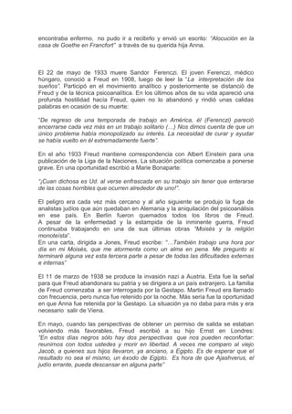 Vida y obra de sigmund freud | PDF