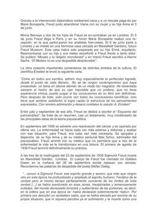 Vida y obra de sigmund freud | PDF
