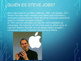 Vida y obra de Steve Jobs | PPTX