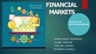 Financial Markets PPT.pptx | Stocks and Bonds | Personal Investing